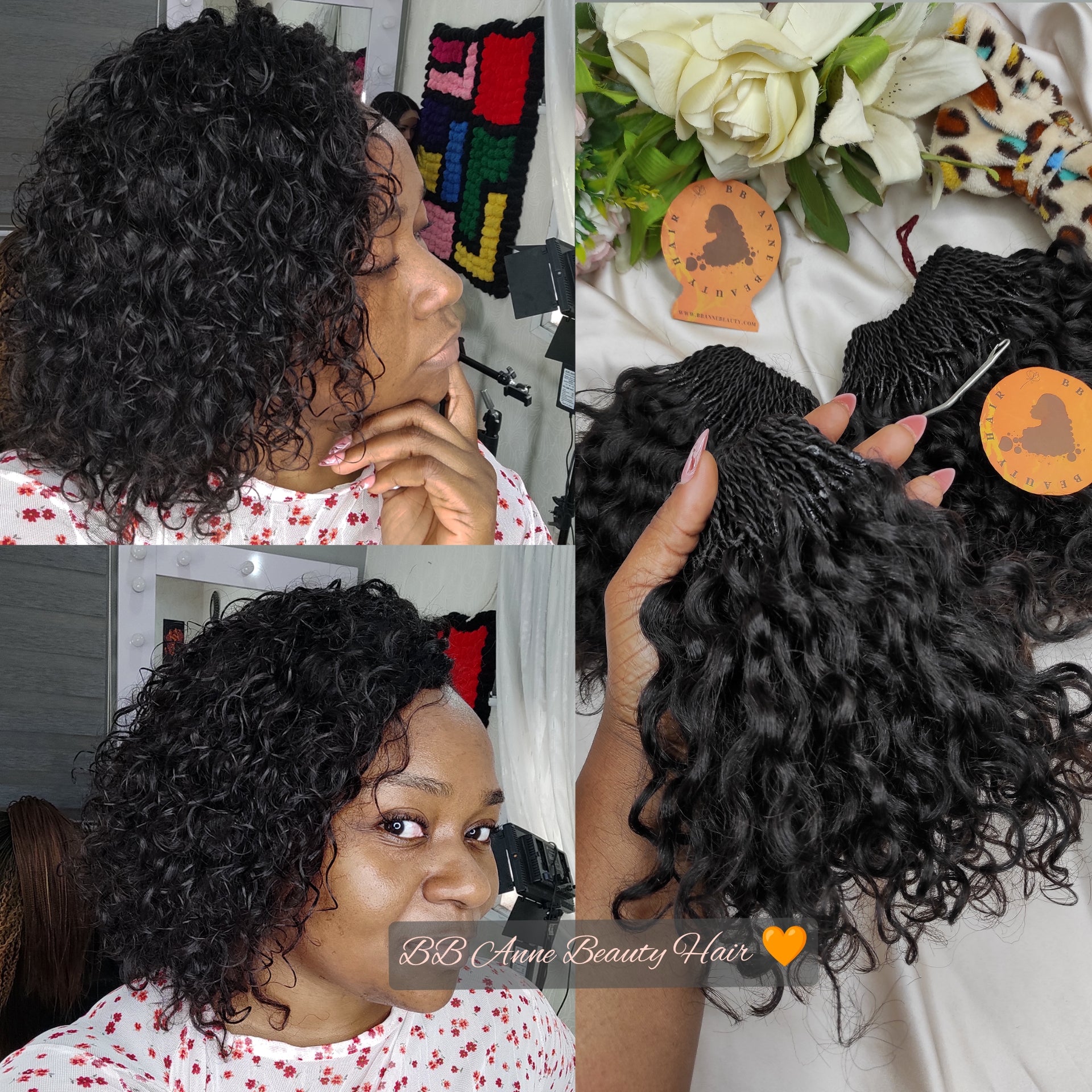BERYL 100% Human Hair Crochet Braids || DEEP WAVE Curl – BB Anne Beauty