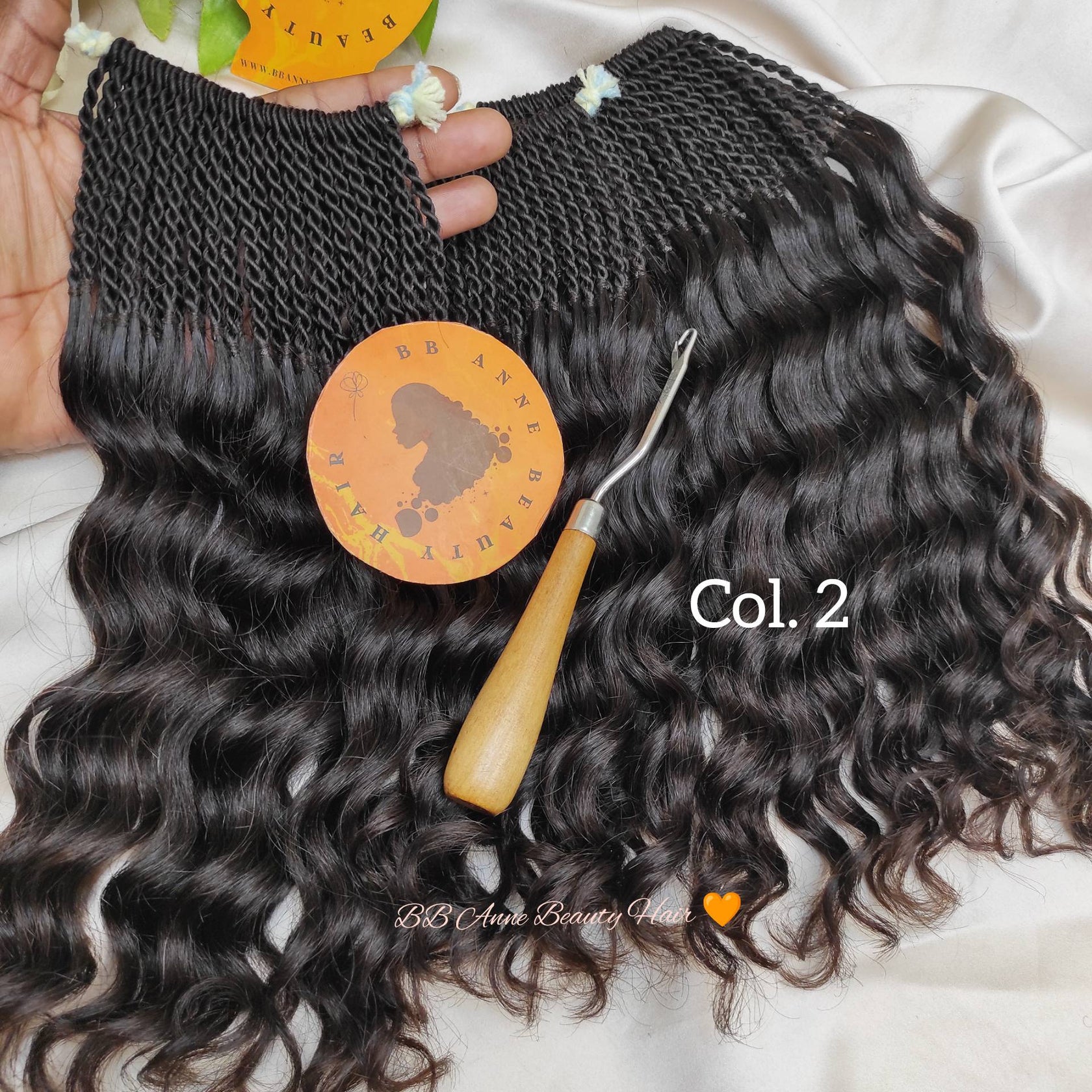BERYL: PRE-TWISTED 100% Human Hair Crochet Braids || DEEP WAVE Curl ...
